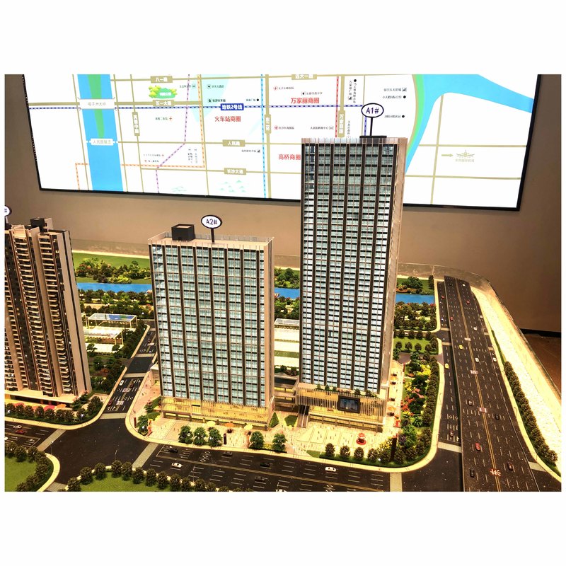 Eco Friendly Residential Model Urban Low Rise Housing Real Estate ...